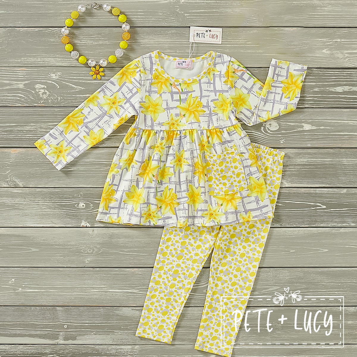 Daffodil Party Outfit | Three Pesky Penguins