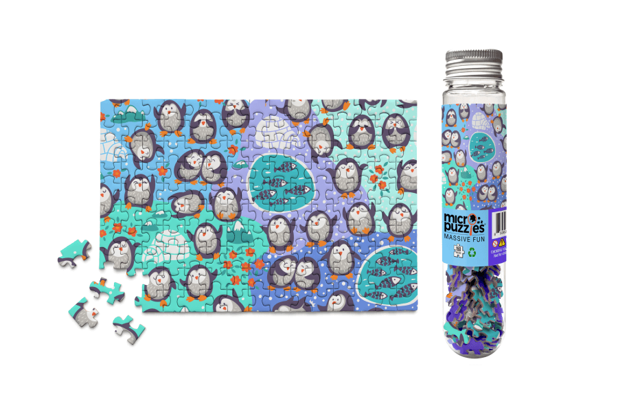 Penguins Mini Jigsaw Puzzle | Three Pesky Penguins